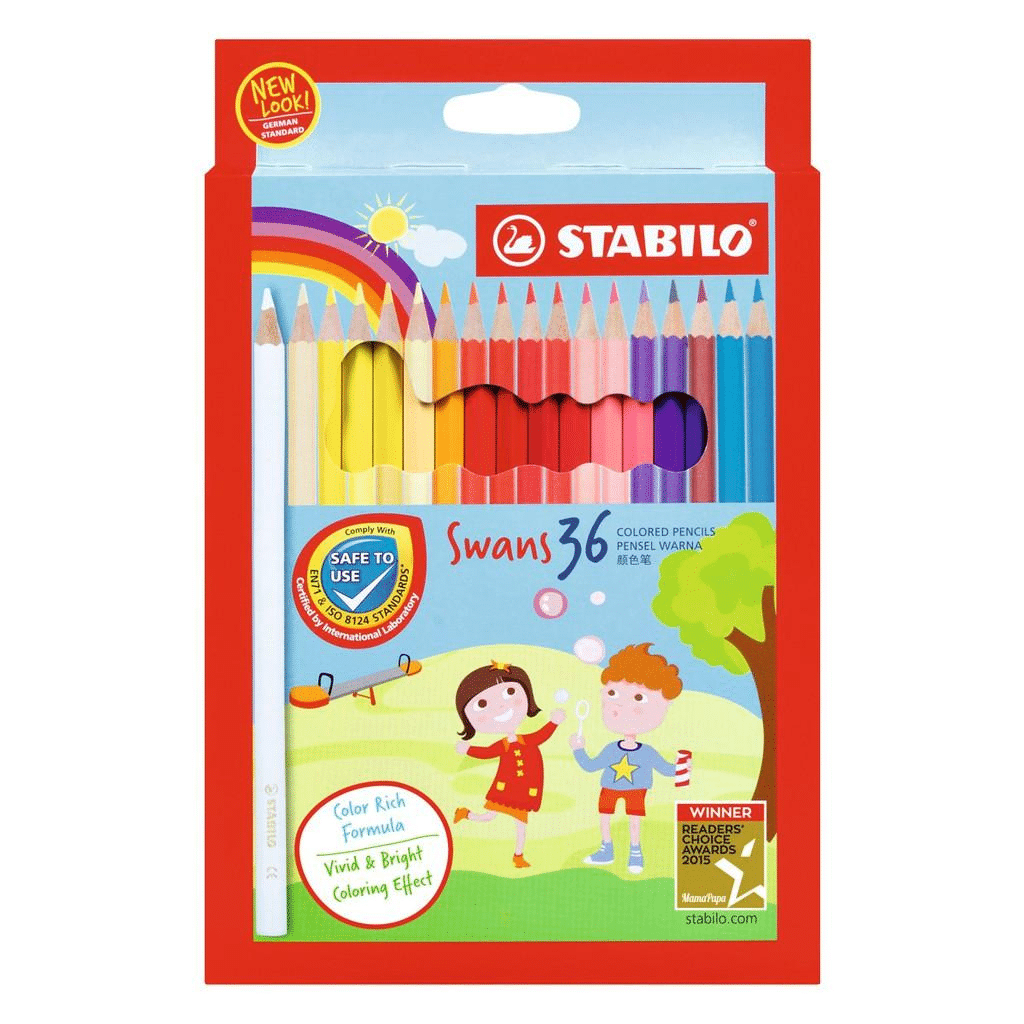 Hộp 36/48 Cây Bút Chì Màu Stabilo – VPP Bến Tre